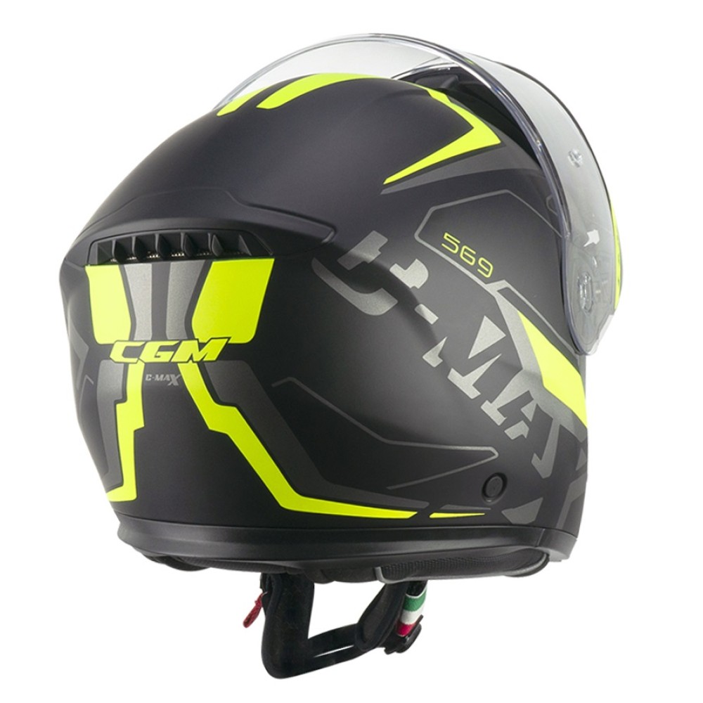 CGM C-MAX CITY 569G BLACK / YELLOW FLUO MATT