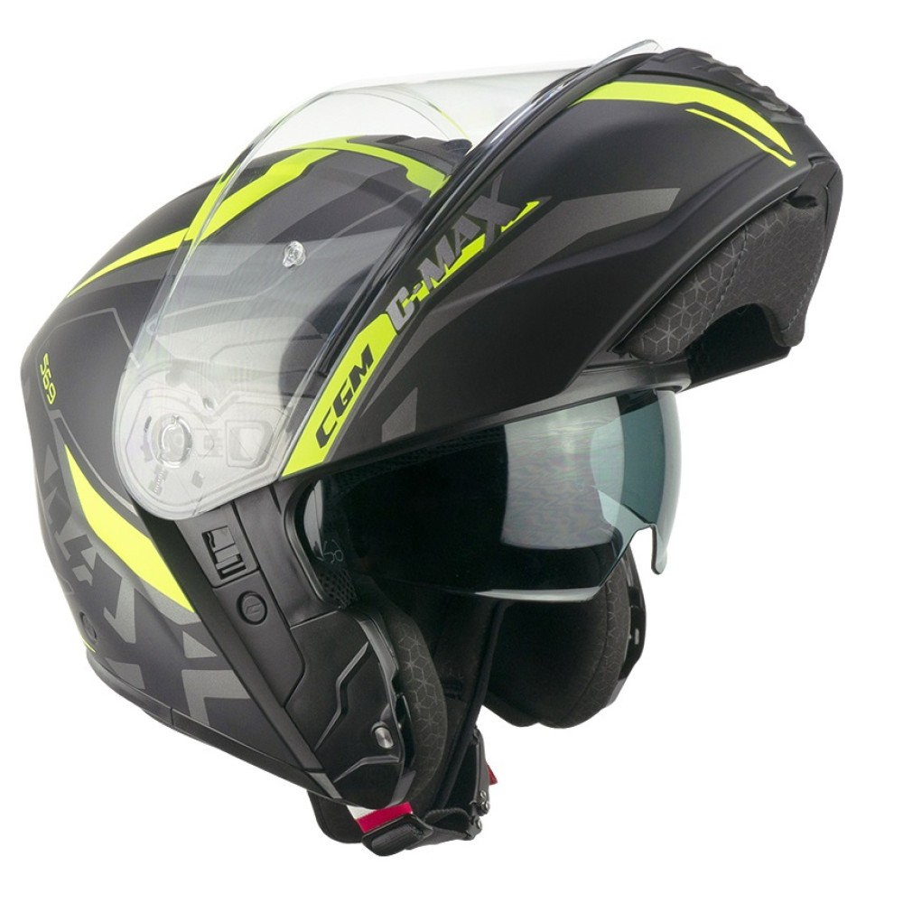 CGM C-MAX CITY 569G BLACK / YELLOW FLUO MATT