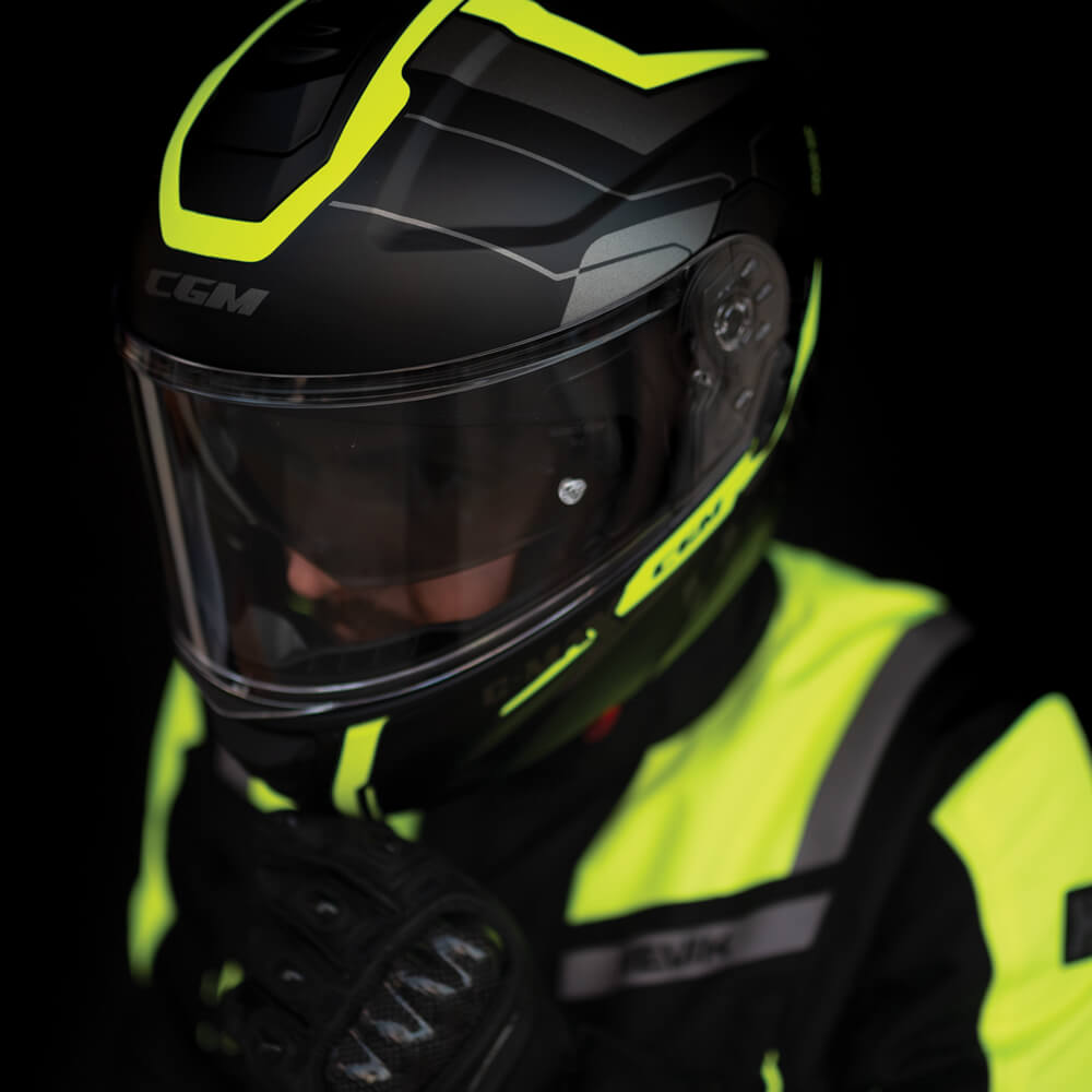 CGM C-MAX CITY 569G BLACK / YELLOW FLUO MATT
