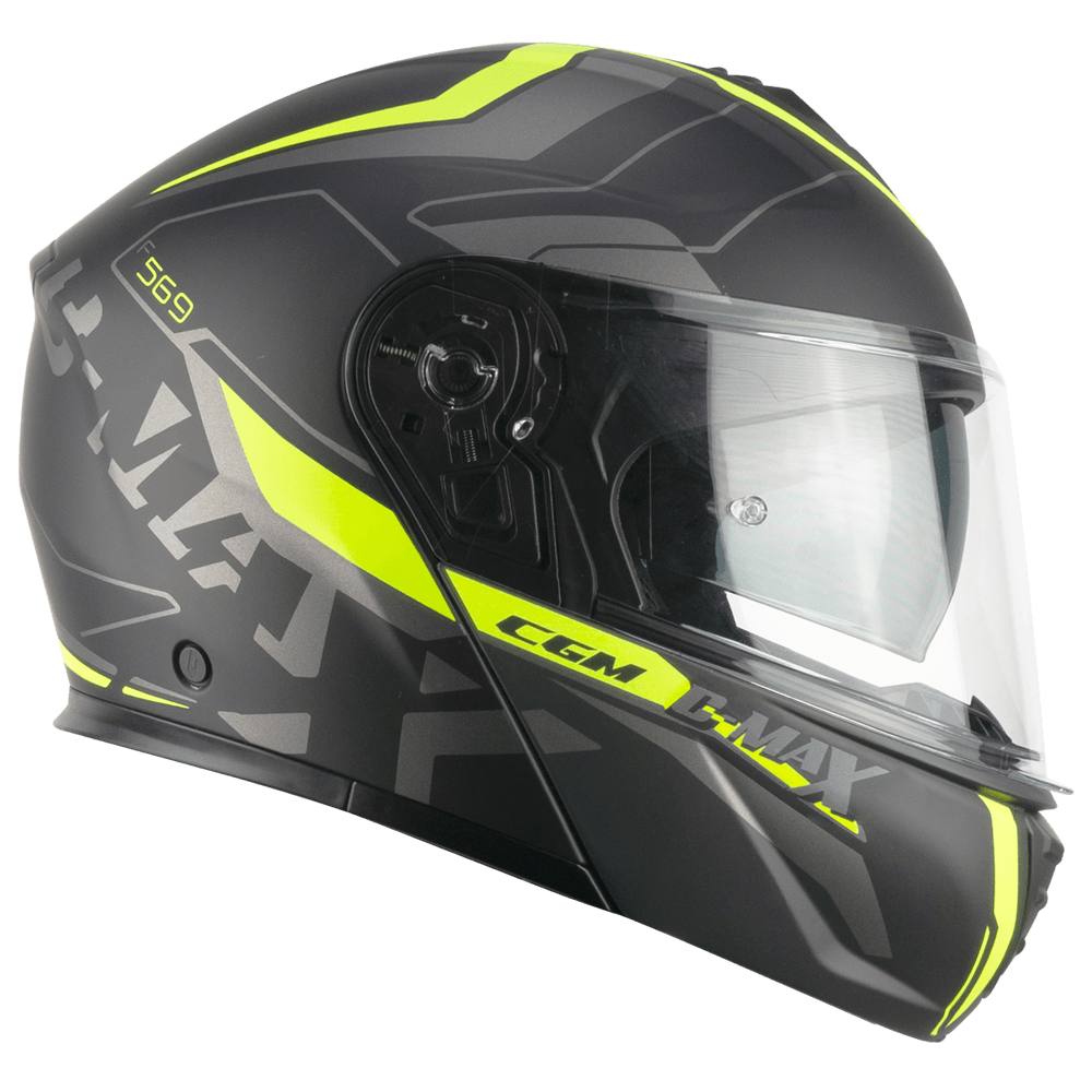 CGM C-MAX CITY 569G BLACK / YELLOW FLUO MATT